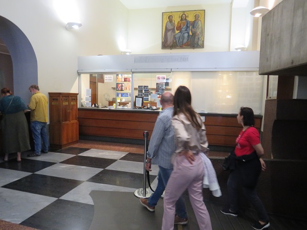 The last Vatican Postal box that I found was at the exit door of the ...